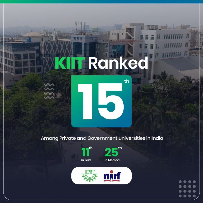 KIIT | Ranking & Recognition | India's best University